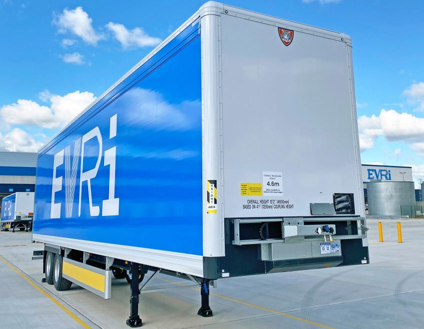 Tiger Manufactures 168 Box Van Trailers For Parcel Carrier Evri